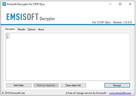 How To Decrypt Djvu Ransomware Files Emsisoft Decryptor
