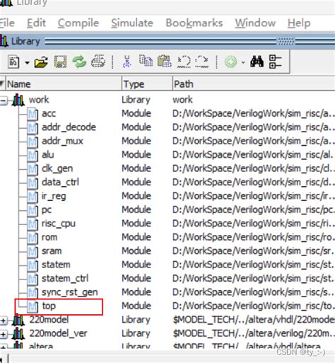 简易risc Cpu的设计与验证，modelsimdark Risc Modelsim Csdn博客