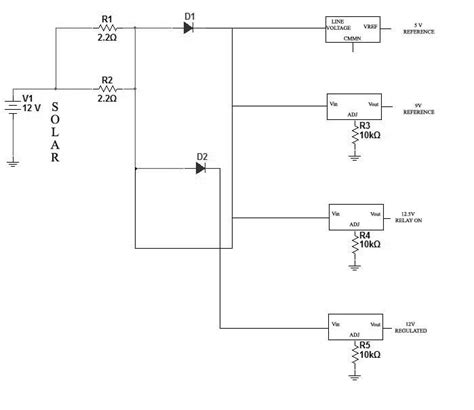 Solar Power Generating And Regulating Circuit Download Scientific Diagram
