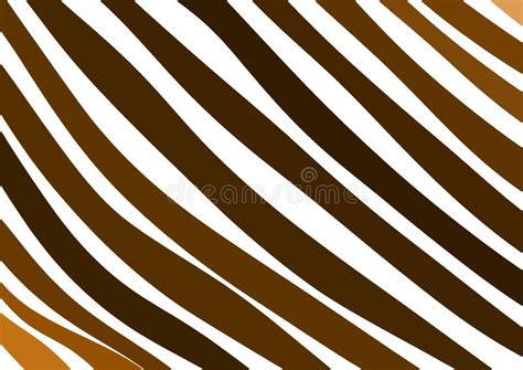 Brown Gradient Stripes Background Pattern Design Stock Illustration