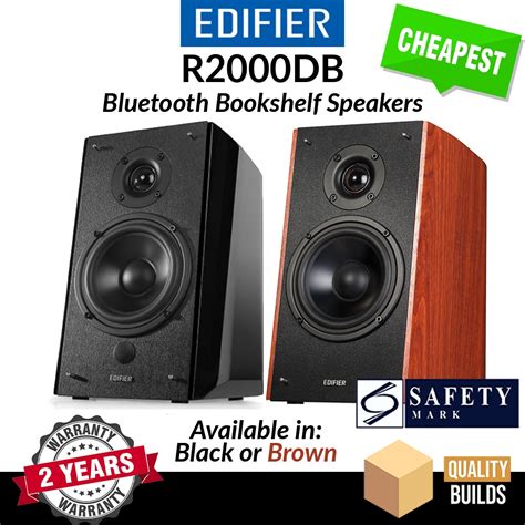 Edifier R2000DB Bluetooth Bookshelf Speakers Studio Monitor For Desktops 120W Speaker Computers