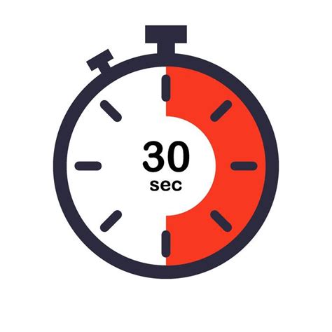 30 Seconds Timer Vector Art Icons And Graphics For Free Download