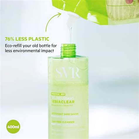 Svr Sebiaclear Foaming Face And Body Cleansing Gel For Oily Acne Prone