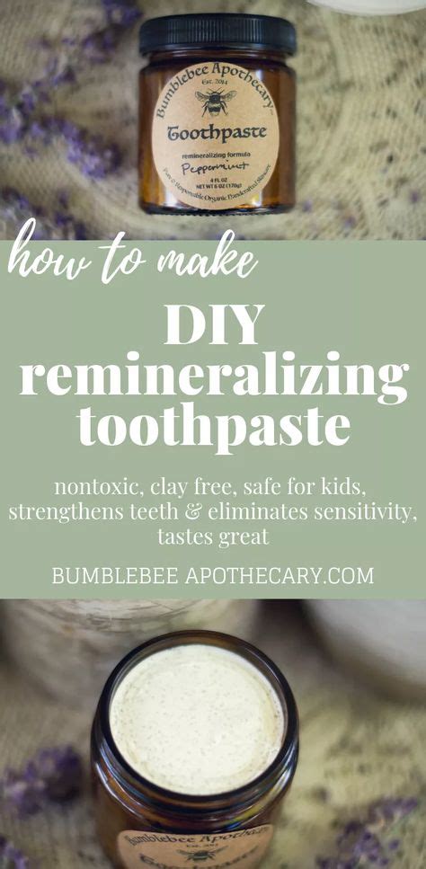 Natural Remineralizing Toothpaste For Stronger Teeth