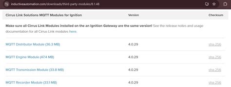 mqtt modules for ignition iacs engineering