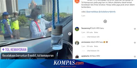 Viral Video Kecelakaan Beruntun Disebutkan Di Tol Kemayoran Ini Kronologinya