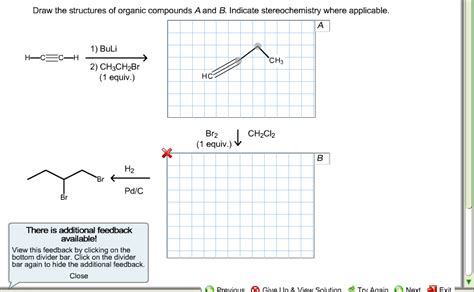 Solved Draw The Structures Of Organic Compounds A And B Chegg