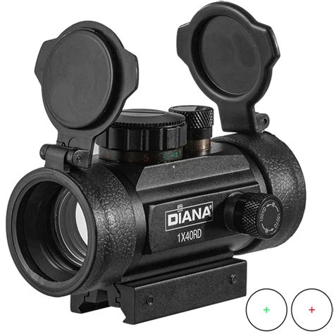 Diana 1x40 Red Dot With Red Laser Green Red Dot Sight Scope Corss Sight