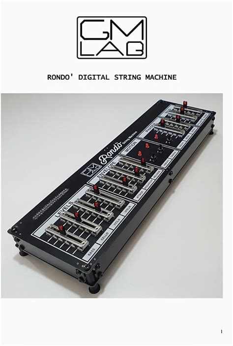 Digital String Machine Synth Kit 70s Sounds Reverb