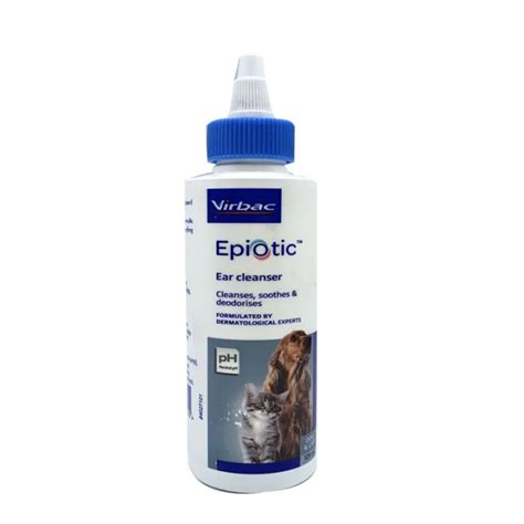 Virbac Epi Otic น้ำยาเช็ดทำความสะอาดหูสุนัขและแมว ขนาด 125ml Exp 15
