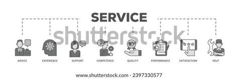 Service Infographic Icon Flow Process Which Stock Vector Royalty Free Shutterstock