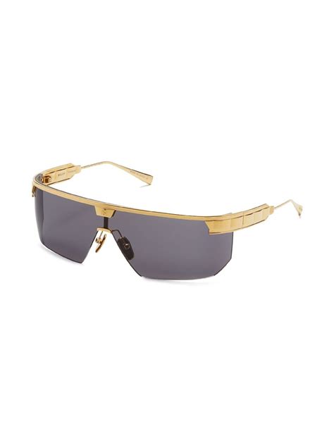 Balmain Eyewear Major Oversize Frame Sunglasses Farfetch
