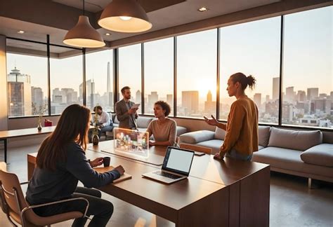 인공지능으로 작동하는 기기를 사용하는 사람 Ai 생성 이미지