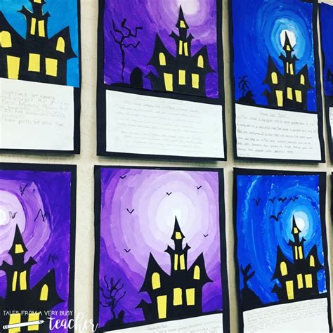 Halloween Art Project For Upper Elementary