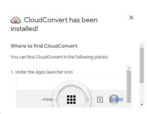 What Is CloudConvert In Google Drive