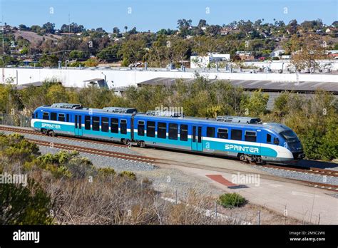 Oceanside United States November 6 2022 Siemens Desiro Sprinter