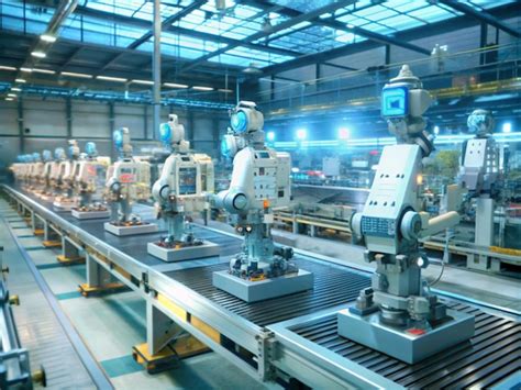Advanced Robotics Aidriven Automation And Smart Factories Premium Ai Generated Image