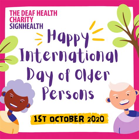 Day Of Older Persons 2020 Signhealth