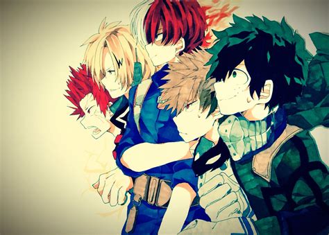 Todoroki Deku Kirishima And Bakugou Wallpapers Wallpaper Cave