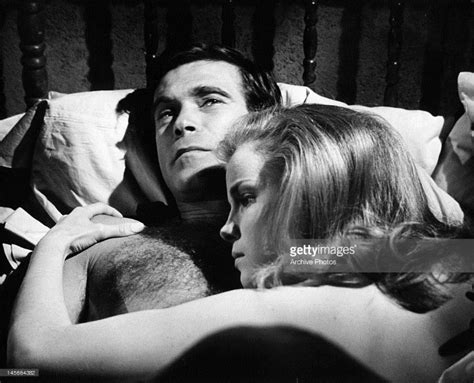 Chris In A Scene With Actress Laraine Stephens From The Movie The