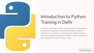 PPT - Python-Training-in-Delhi PowerPoint Presentation, free download ...