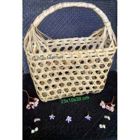 Anyaman Bambu Keranjang Buah Tas Keranjang Souvenir Murah Anyaman