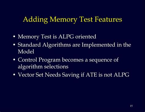 Ppt Memory Test Debugging Test Vectors Without Ate Powerpoint
