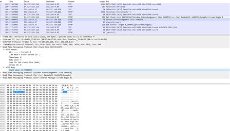 Video Wrong Chunk Size In Rtmp Stack Overflow
