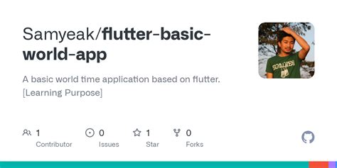 github samyeak flutter basic world app a basic world time