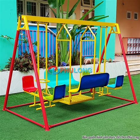 Xích đu Mầm Non 3 Chỗ Ngồi Pl2814b Đồ Chơi Phú Long