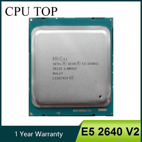 Intel processador xeon e5 2640 v2, processador 2.0ghz 20m lga 2011 ...