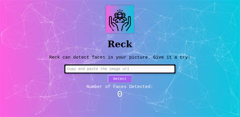 reck a web application to detect faces ezz