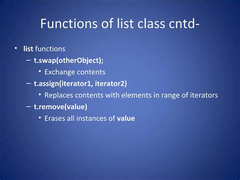 Standard Template Library Stl In C Ppt