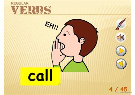 REGULAR VERBS PPT General Readin English ESL Powerpoints
