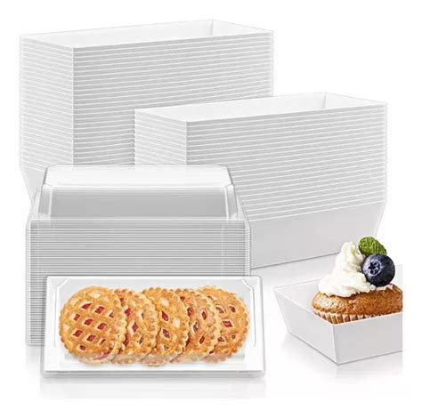 Mini Cajas Con Ventana Para Pasteles Donas Regalos 60 Pz MercadoLibre