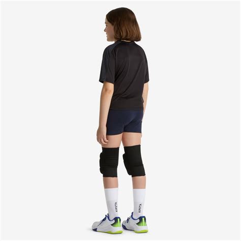 V100 Girls Volleyball Shorts Navy Decathlon
