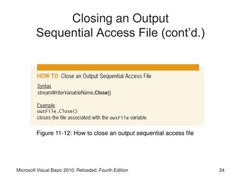 Ppt Microsoft Visual Basic 2010 Reloaded Fourth Edition Powerpoint