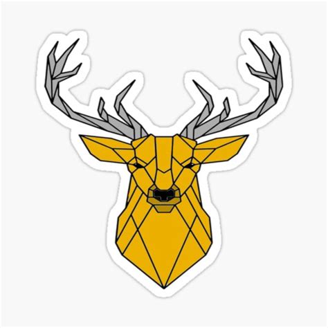 Deer Sticker For Sale By Crownshpo Redbubble