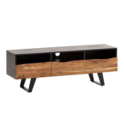 Kadima Design Lowboard Lowboard Akazie Massivholz 140x50x40 Cm