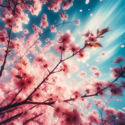 Premium Photo Cherry Blossom Sakura Spring Background
