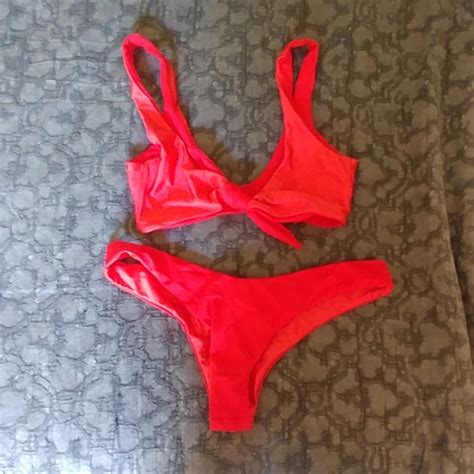 Haiku Swim Swim Itty Bitty Red Bikini Poshmark
