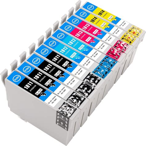 ESMOnline 10 er Set Multipack kompatible Druckerpatronen als Ersatz für