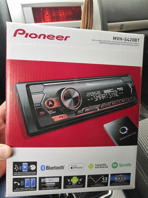 Pioneer MVH-S420BT в бардачее — Peugeot 407, 1,8 л, 2008 года ...