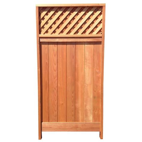 Top Choice Common 6 Ft X 3 Ft Actual 6 Ft X 3 Ft Natural Redwood