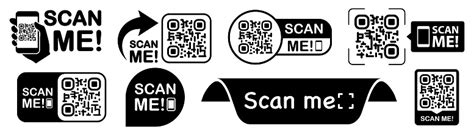 Qr 코드를 스캔합니다 휴대폰으로 Qr 코드 플랫 아이콘을 스캔합니다 모바일 앱 결제 및 할인을 위한 Qr 코드 템플릿 바코드