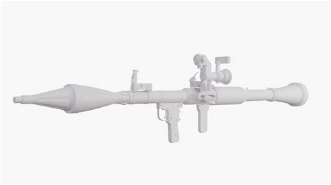 3d Model Rpg 7 Launcher With Scope Turbosquid 1949537