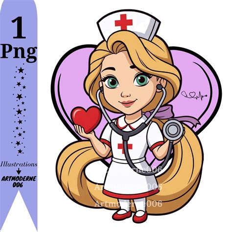 Rapunzel With Nurse Concept Rapunzel Png Clipart Nurse Rapunzel