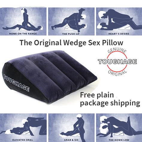 Toughage Inflatable Sex Pillow Toys Magic Cushion Triangle Love Aid Position Set Ebay