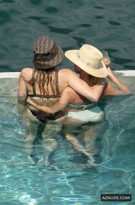 Miley Cyrus In A Bikini While Making Out With Kaitlynn Carter During