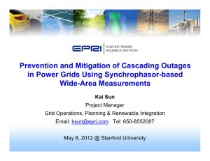 Dynamic Modeling Of Cascading Failure In Power Systems